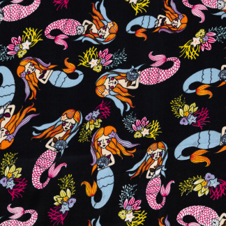 Modal Fabric | Mermaid, Black – Tura Turi