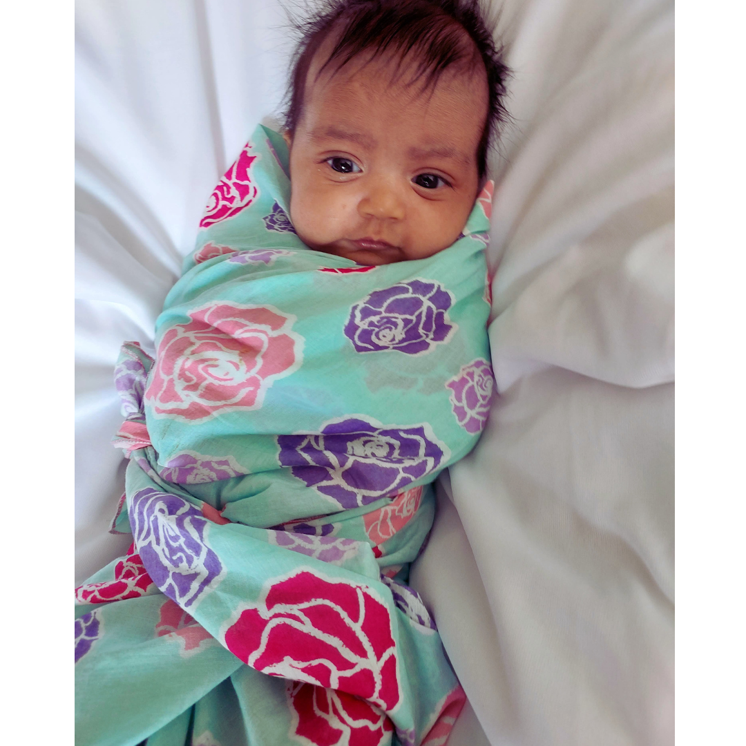 Tura Turi Muslin Swaddle - Rose Blush